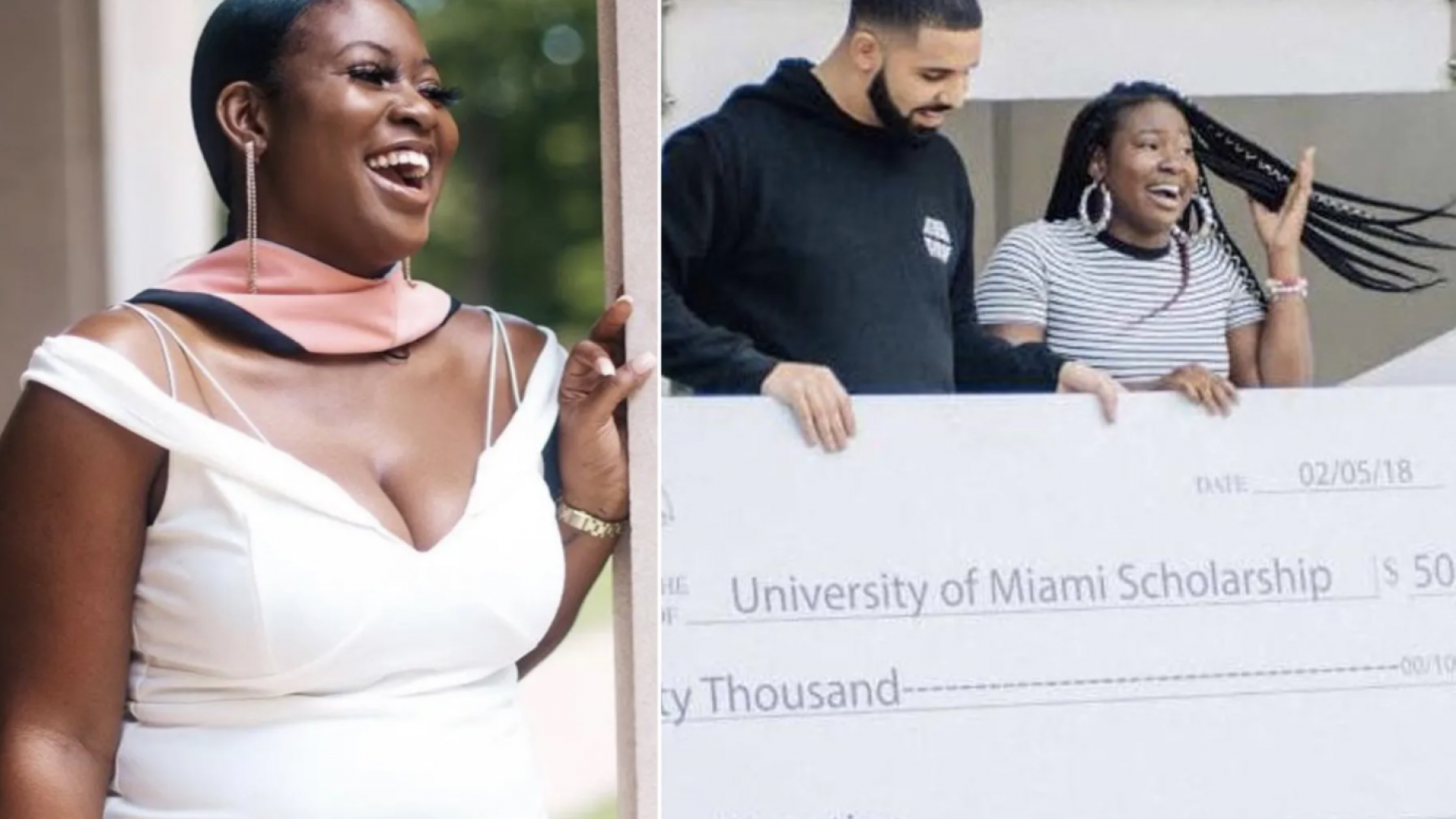 Destiny James Got A Scholarship From Drake. Now She's Graduating.